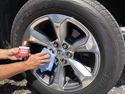 Magic Guard – Best Wheel Wax – Sealant & Protection for All Wheels – Easy Removal of Brake Dust & Road Grime - Hydrophobic – Acid, Corrosion & Moisture Resistant – Made in USA – 4 oz
