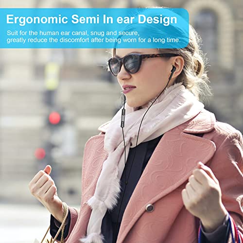 ACAGET USB C Headphones, Wired Earphones for Galaxy S21 Ultra S22 S23 Plus iPhone 15 Pro Max USB Type C Headphone with Microphone HiFi Stereo USB C Earbuds for Samsung Galaxy S20 FE A53 A54 5G Black