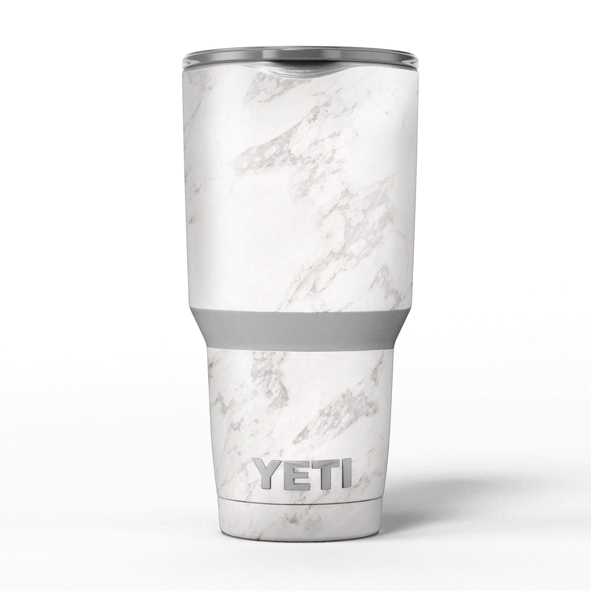 Design Skinz Slate Marble Surface V4 - Skin Decal Vinyl Wrap Kit Compatible with The Yeti Rambler Cooler Tumbler Cups