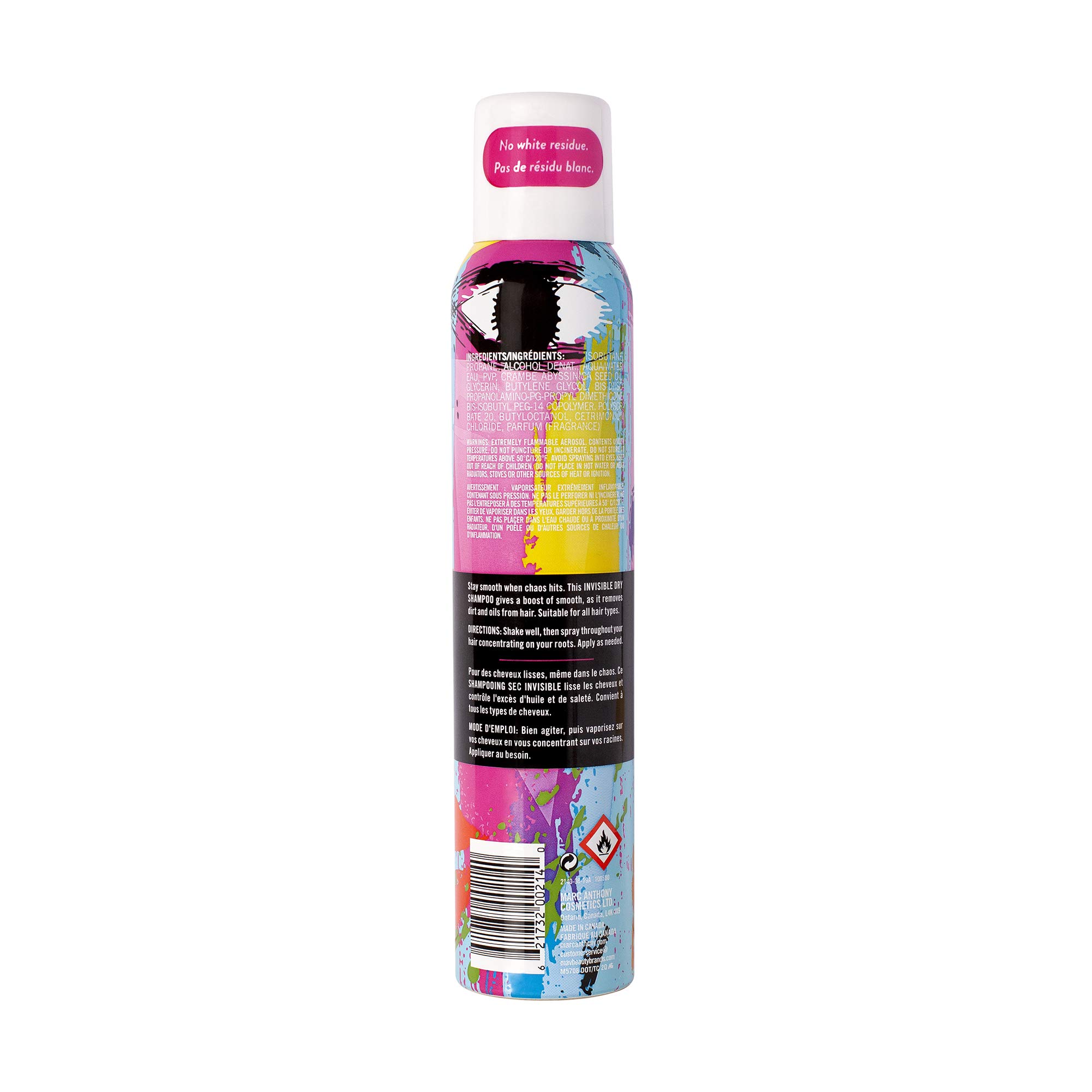 Marc Anthony Defrizz Invisible Dry Shampoo, Vanilla, 8.4 Ounces
