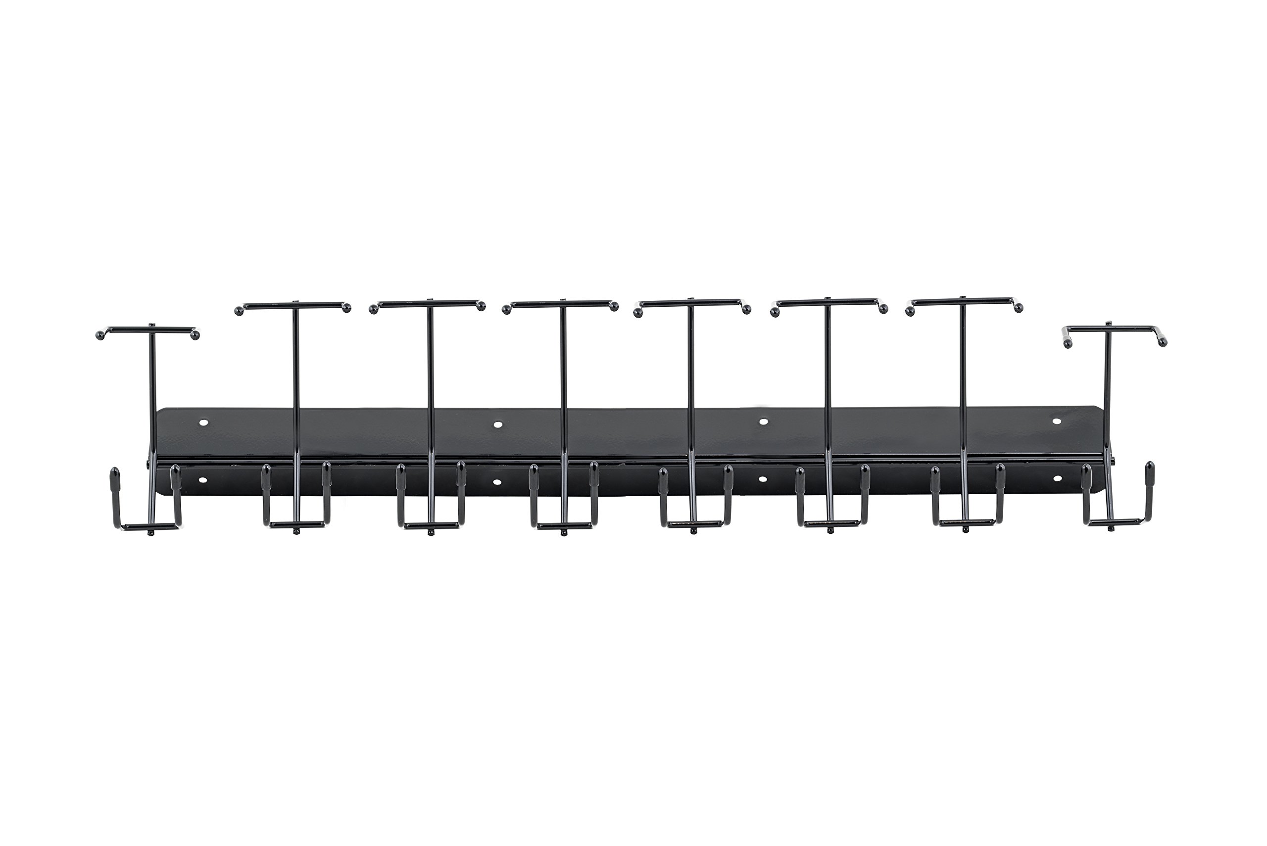 BarberMate Barber Buddy 8-Slot Clipper Rack, Barber Clipper and Hair Tool Organizer, Salon Station Rack, Professional Barber Supplies and Accessories