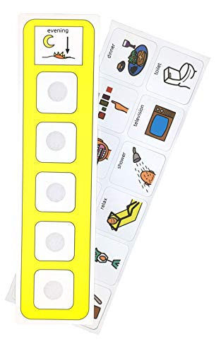 Morning/Evening Routine Bundle (Plastic, Washable, Visual schedules for Autism/Learning Disabilities/ADHD)