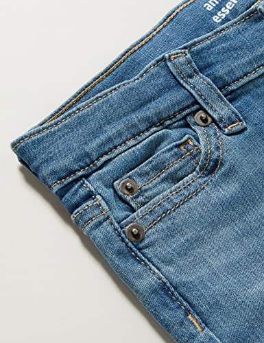 Amazon Essentials Girls' Skinny Fit Stretch Jeans, Washed Blue, 14