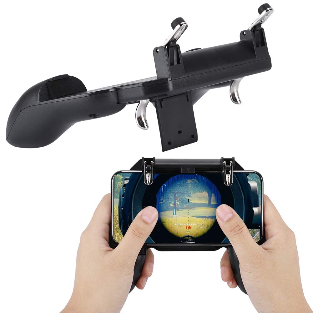 Bewinner Phone Gamepad, PC + Metal/Ergonomic Design//Mobile Control Console Gamepad for Smart Phones for phone Android for Pubg - Can Be Stretched Up and Down