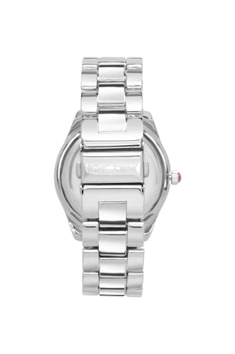 Betsey Johnson Women's Watch - Glitteratzi Wristwatch, 3 Hand Quartz Movement: BJW017PU, Size One Size, Multi Color Rhinestone