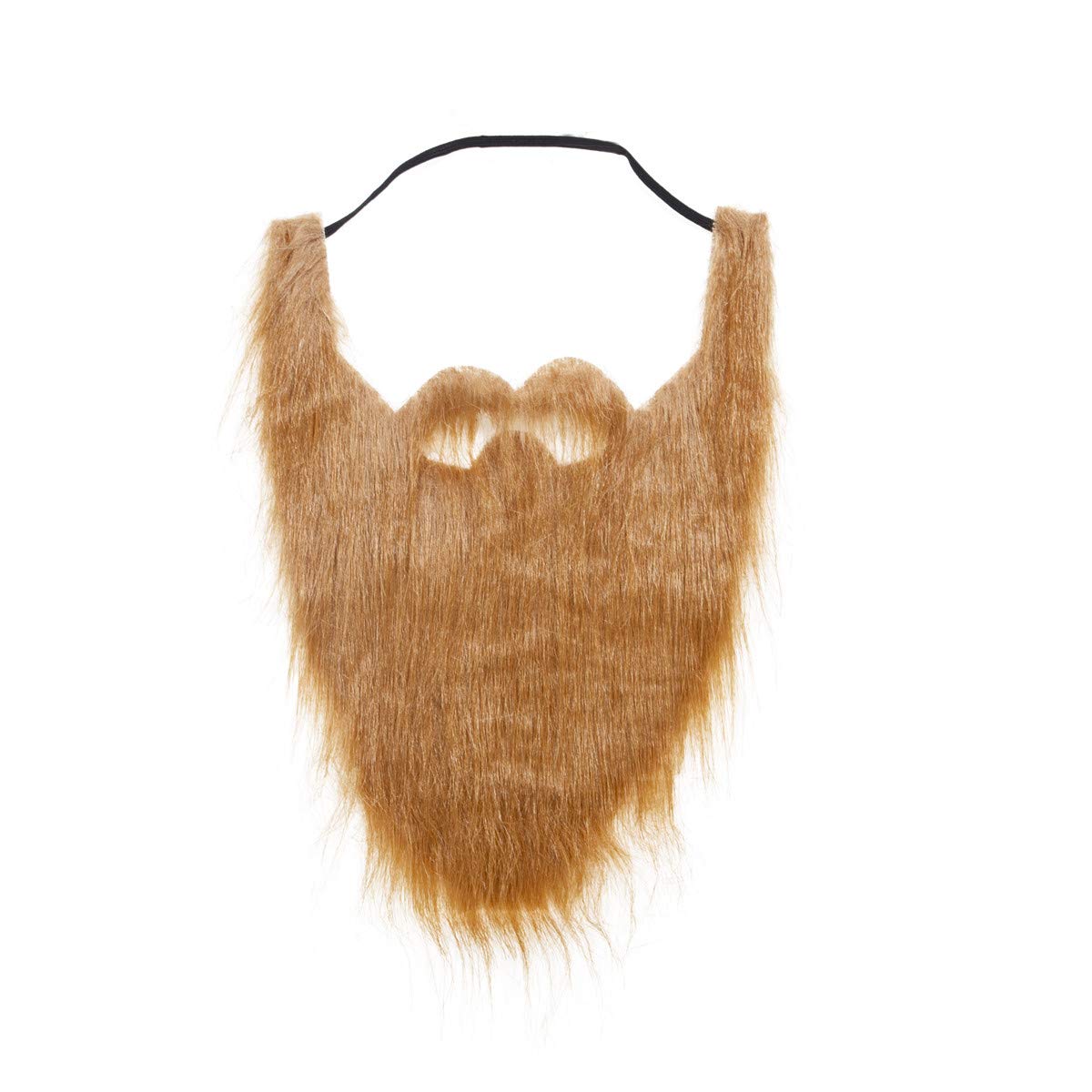 LERORO ® Funny Costume Party Male Man Halloween Beard Facial Hair Disguise Game Black Mustache Party Supplies(Brown)