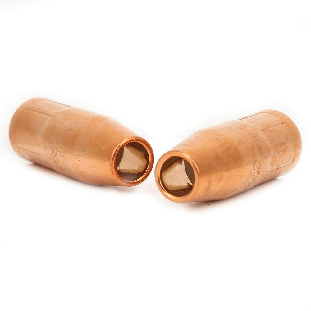 2Pcs MIG Welding Gun Nozzle,200-258Tip-Nozzle,1/2"Contact Tip Nozzles ,for Miller M25/M40 Hobart MIG Welding Gun.