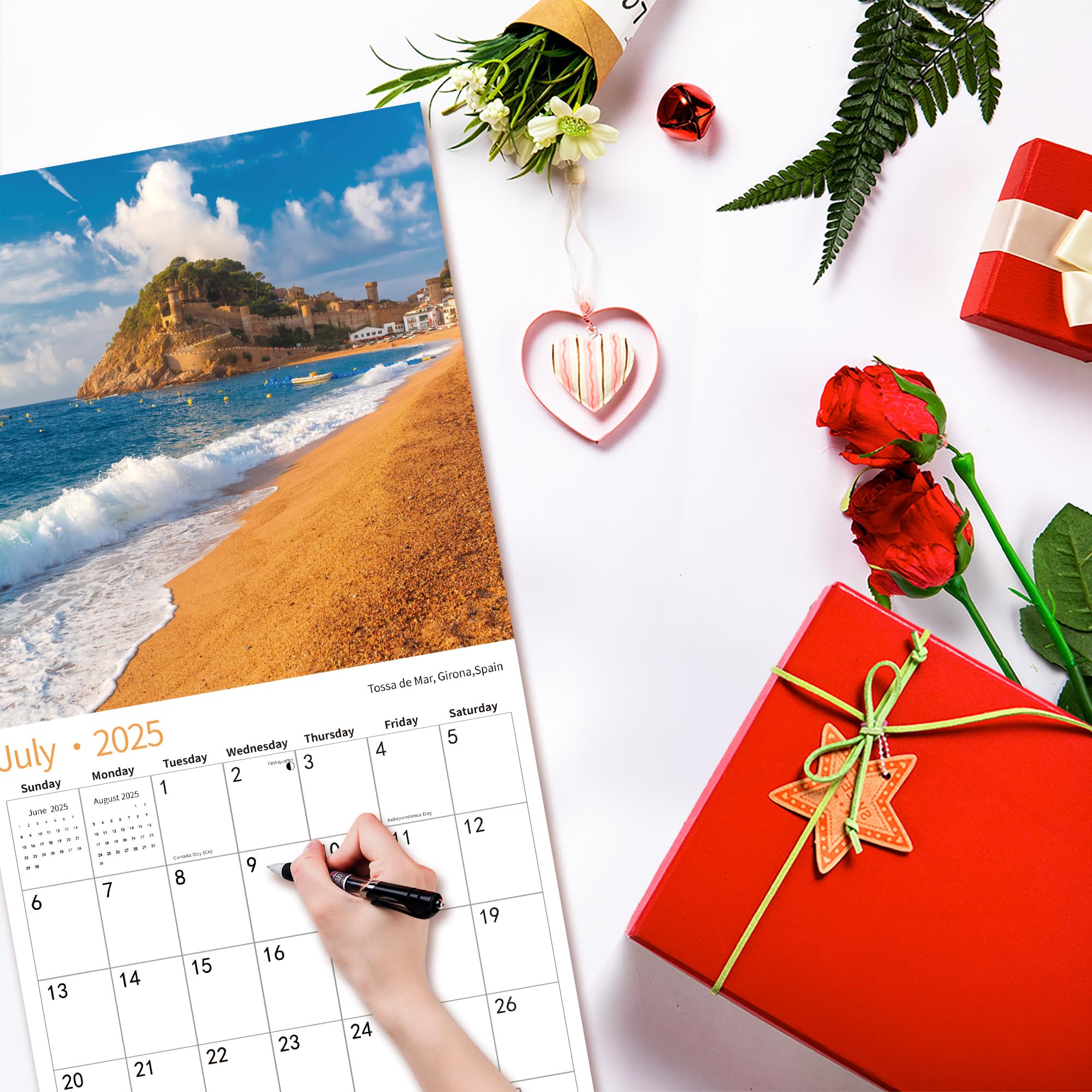 2024 Wall Calendar,Calendar 2024, November 2023 - December 2024, Wall Calendar Sunset, 12" x 24" Opened,Full Page Months Thick & Sturdy Paper for Gift Perfect Calendar Organizing & Planning