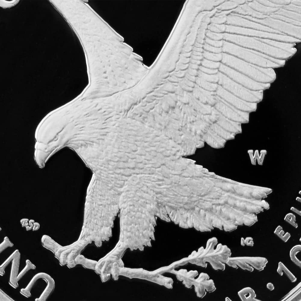 2024 W 1 oz American Silver Eagle Proof Coin in Original United States Mint Packaging (in Capsule) with Certificate of Authenticity $1 PR