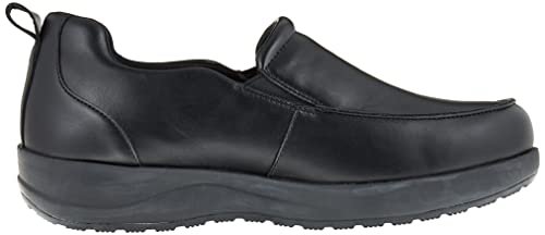 Amazon Essentials Men's Service Shoe, Black, 9.5