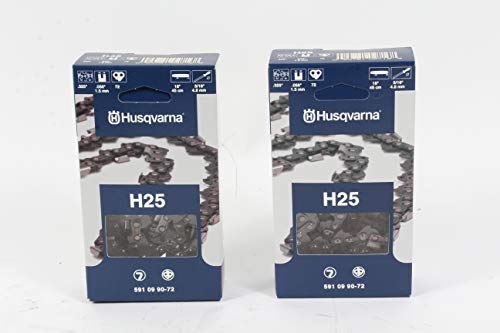 2 Pack Husqvarna 591099072 18" .325 .058 72DL Chainsaw Chain Loop 501840472
