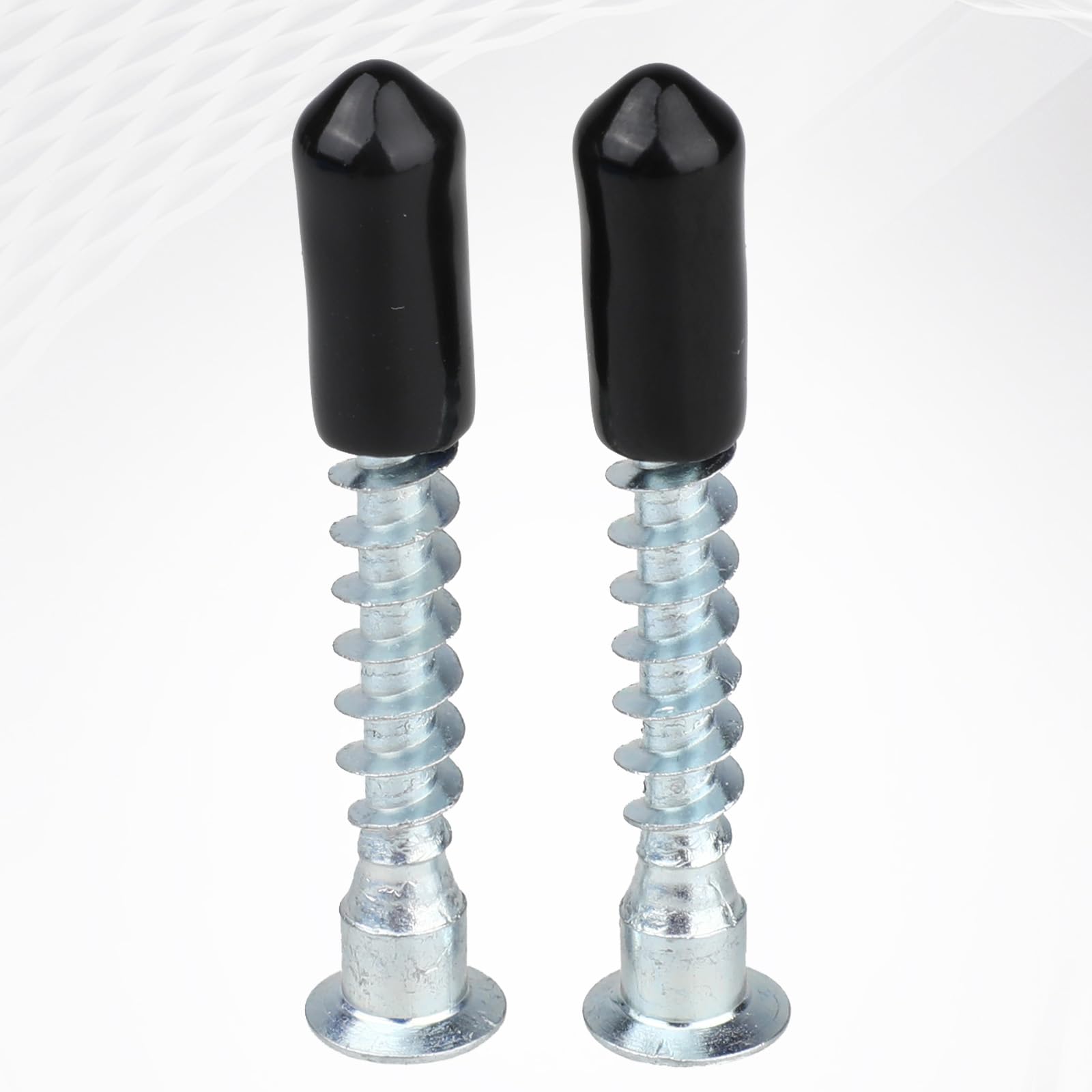 50pcs Black Rubber Caps for Bolts Rubber End Caps Safety Bolt Caps Screw End Covers Bolt End Covers Protector Caps Vinyl Flexible Caps Covers for Bolts Screws Round Thread Protectors