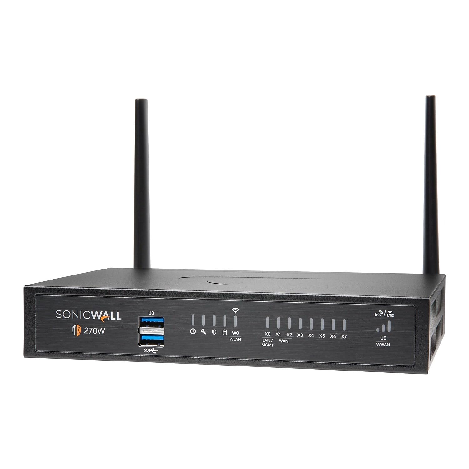 Sonicwall TZ270W Wireless Network Security Appliance (02-SSC-2823) | Next-Generation Firewall | Zero-Touch Deployment | 8X 1GbE Ports