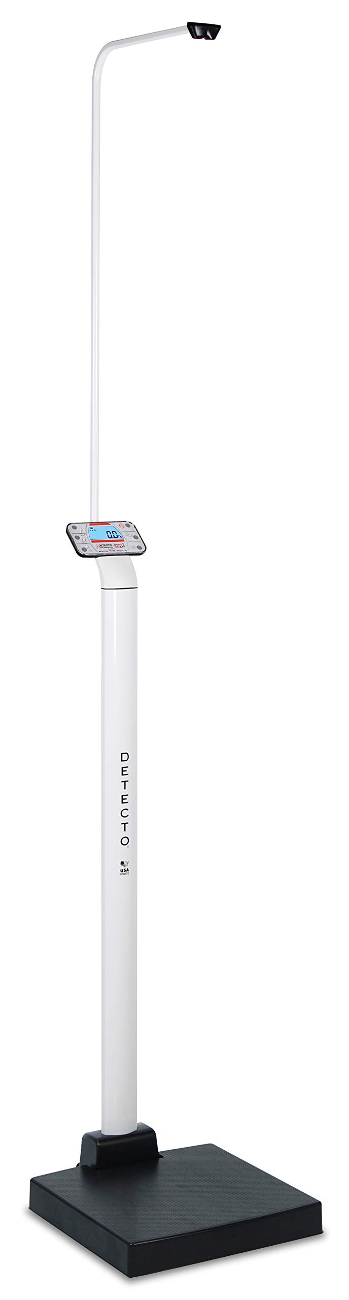 Detecto APEX-SH-C-AC Digital Physician Scale w/Sonar Height Rod AC Adapter WiFi Bluetooth 600 lb x 0.2 lb, 24" to 87.5"