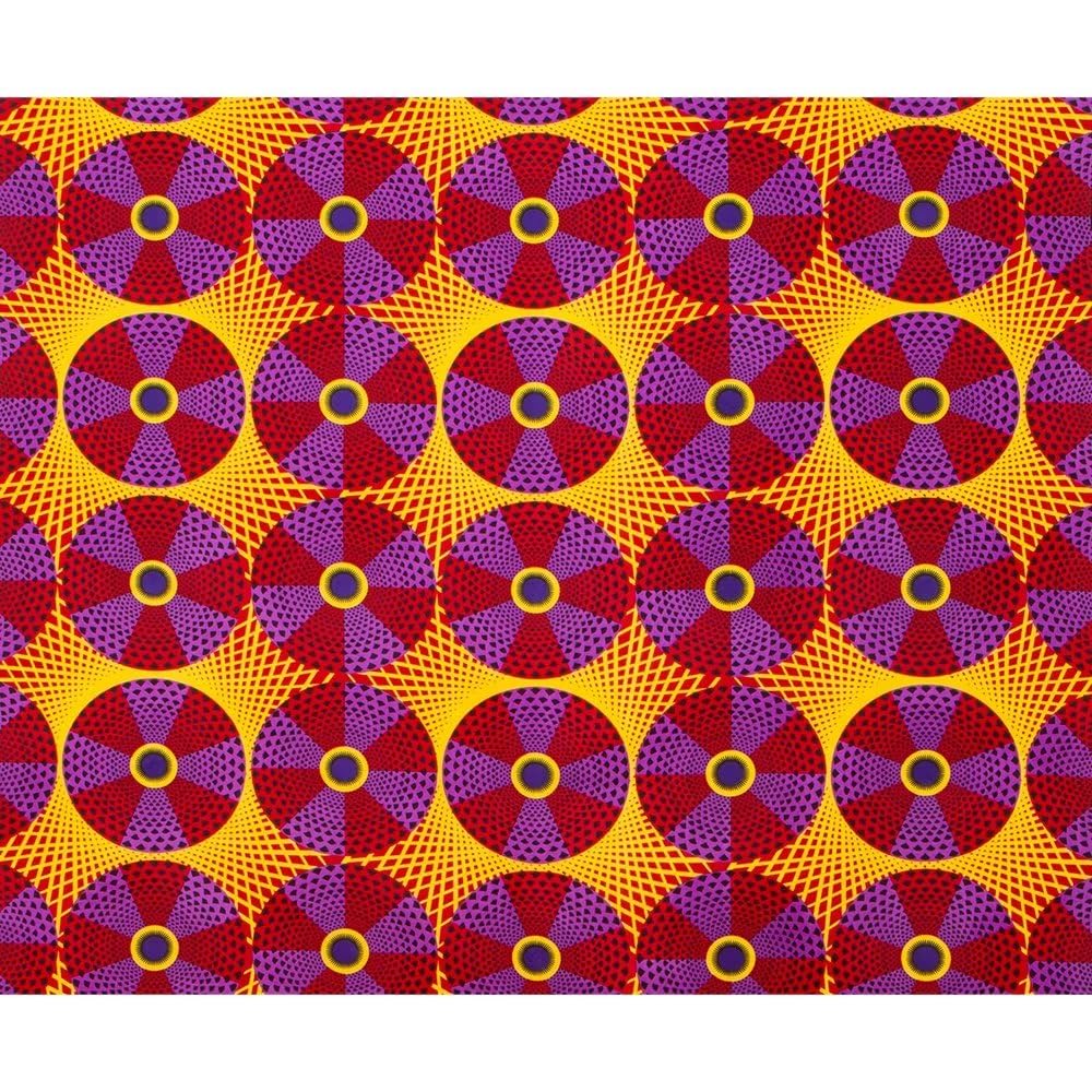 6 Yards African Fabric Polyester Material Tissu Craft DIY Ankara Wax Prints Fabrics for Sewing
