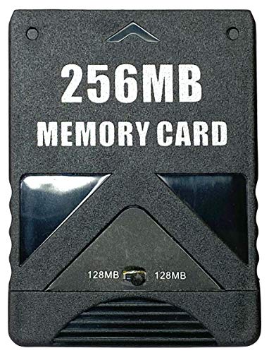 Detroit Packing Co. High Speed Memory Card for PlayStation 2, Compatible with Sony PS2, 256MB (4086 Blocks)
