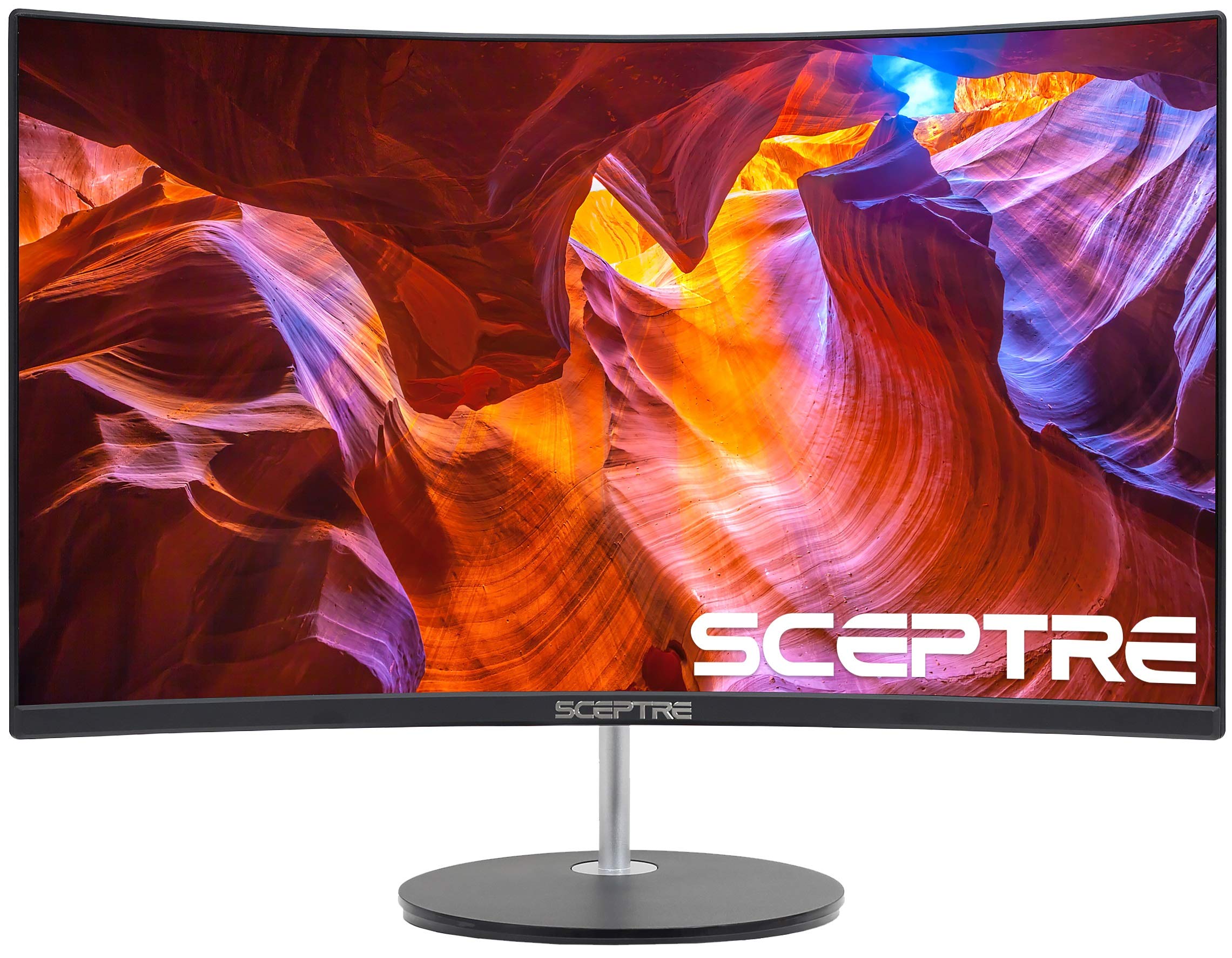 Sceptre 24-inch Curved Gaming Monitor (C248W-1920RN) and Logitech Wireless Keyboard & Mouse Combo (MK345)