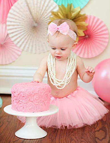 belababy Baby Girl Tutu Pink 5 Layers Dress Up Skirt, 0-24 Months, Pink