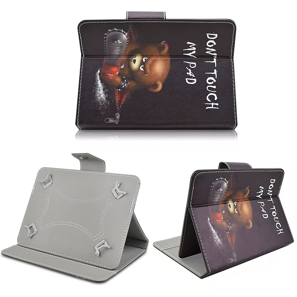 DETUOSI Universal 10.1 inch Tablet Case, 10 inch Tablet Cover, Magnetic Closure Travel Portable Protective Folio Leather Stand Shell Case for All Kinds of 9.6-10.6 inch Android/iOS/Windows Tablet #7