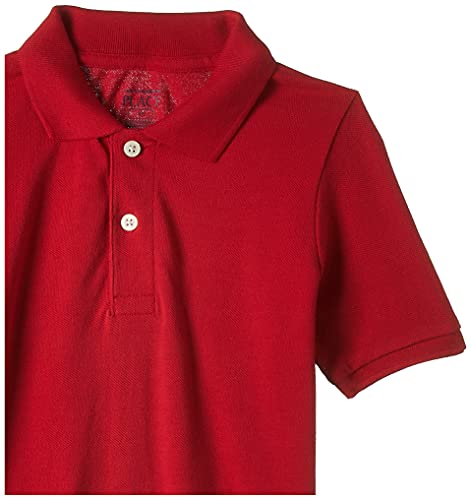 The Children's Place baby boys and Toddler Uniform Pique Polo Shirt, Classic Red, 18-24 Months US