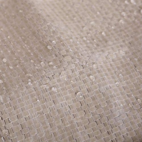 DII Collapsible Waterproof Chevron Laundry, Small Round, Stone/Cream, 2 Piece