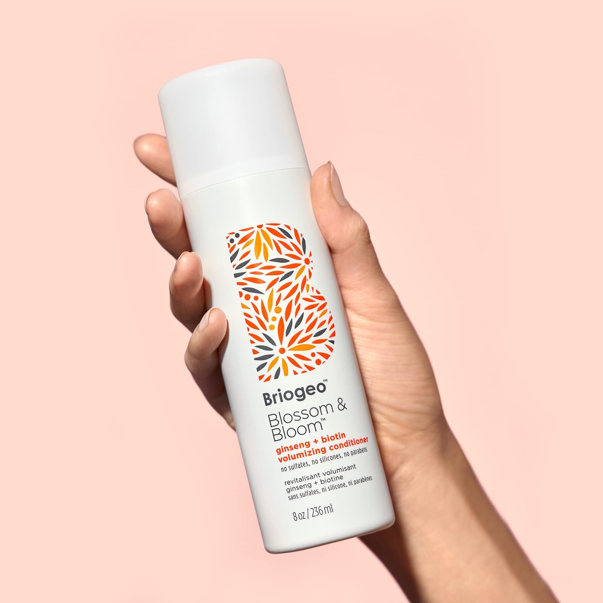 Briogeo Blossom & Bloom Ginseng + Biotin Volumizing Conditioner, Vegan, Phalate & Paraben Free, 8 oz