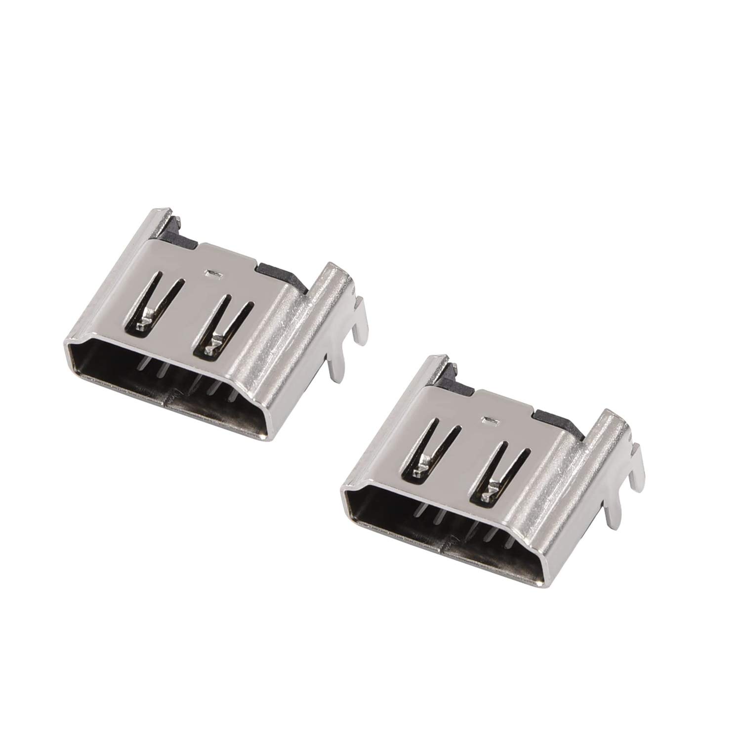 2pcs HDMI Port Display Socket Jack Plug Interface Connector Replacement Part for Playstation 4 PS4 Console