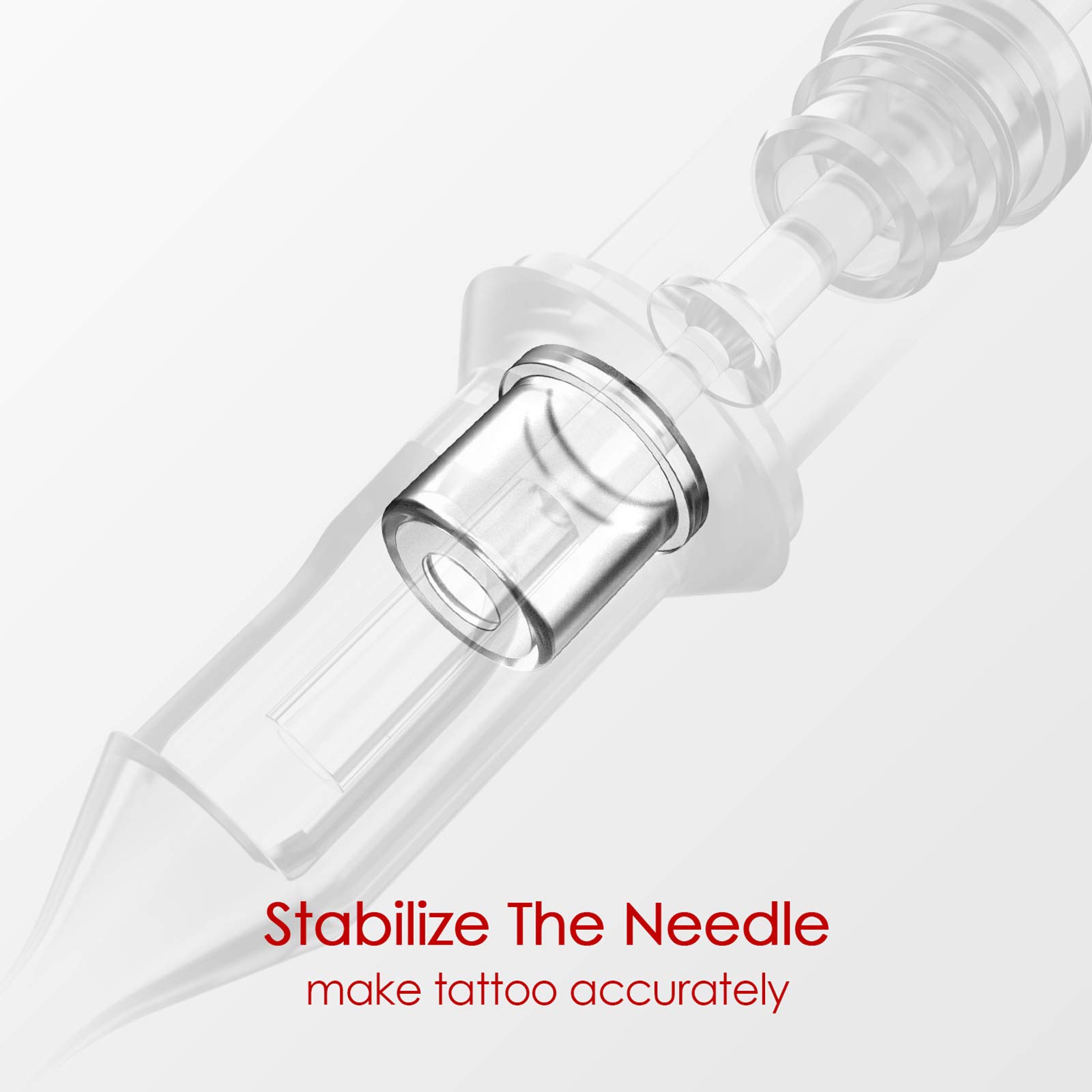 Wormhole Tattoo Cartridge Needles 50pcs Assorted Tattoo Needle Cartridges Round Liner Mixed 3RL 5RL 7RL 9RL 11RL (50pcs #12 Standard RL)