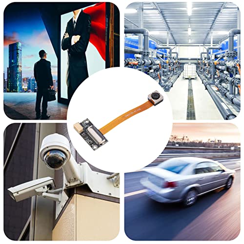5MP Camera Module, Compact Size Lightweightauto Focusing Driver Free 76° Field of View OV5647 Chip Board, USB2.0 Camera, Video Webcam with Microphone