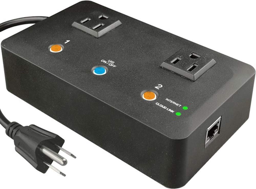 Mega Systems, Inc 5Gstore App-Controlled Remote Power IP Switch - 2 Outlets (US)
