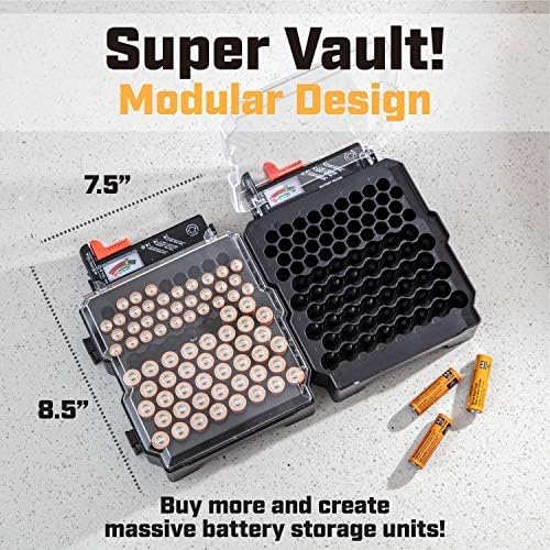 Battery Tester Checker (1 Pack w/Organizer)