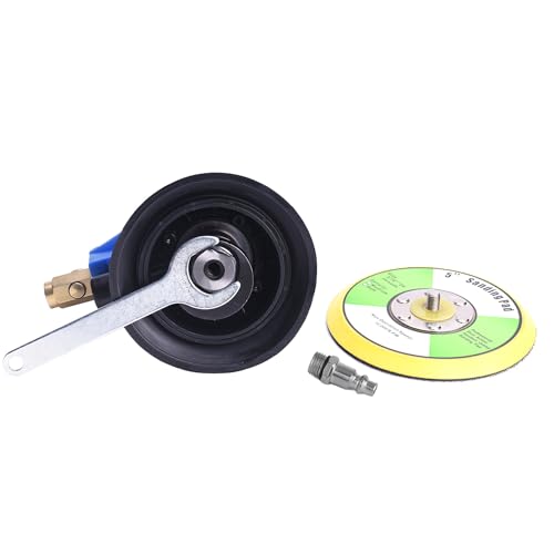5 inch Pneumatic Orbital Sander Air Sander Palm Da Sander Hook and Loop Air Powered and Swirl Free by ZHONG AN