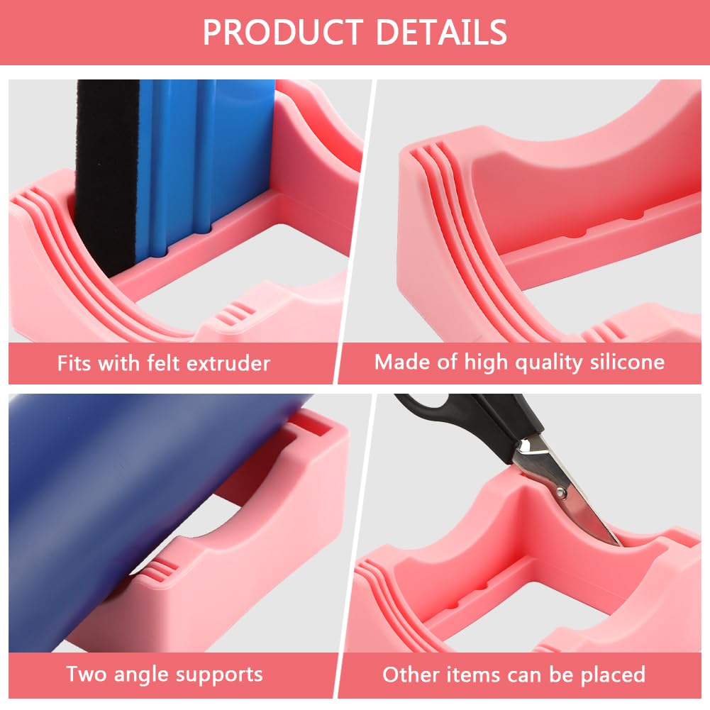 5pcs Cup Cradle for Tumbler, Silicone Hand Cup Holder, Cuptisserie Storage Accessory Base Waterproof and Non-Slip, for Glass, Bottles, Mugs