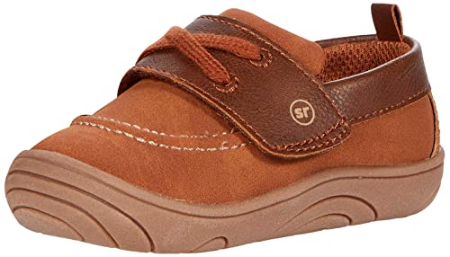 Stride Rite 360 baby boys Hampton Boat Shoe, Brown, 4 Infant US