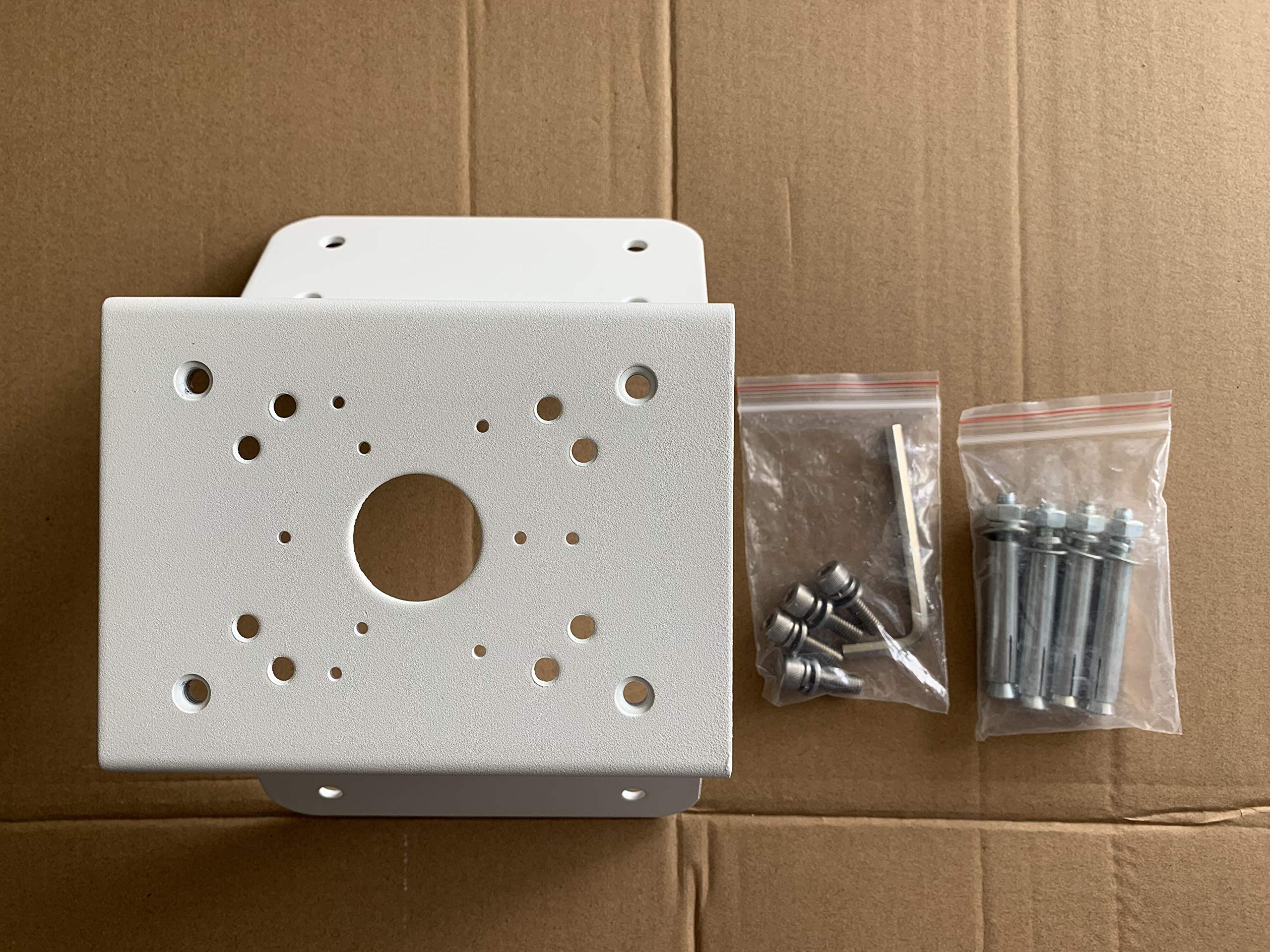 DH-PFA151 Aluminum Alloy Corner Mount Bracket PFA151 CornerMounting Brackets for Dahua Bullet and PTZ Cameras Compatible w/ AMCPFA134 AMCPFA136 AMCPFA13A AMCPFA120 IP2M-850EB IP2M-853EW IP2M-858W IP4