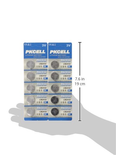 BlueDot Trading Batteries High Power Lithium 3V CR2032 Coin Battery Ideal for Garage Door Openers, LED Lights, Game Consoles, Car and Key Fobs, 20 Count
