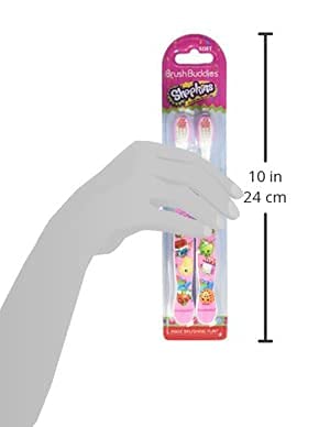 Brush Buddies 2 Piece Shopkins Toothbrush