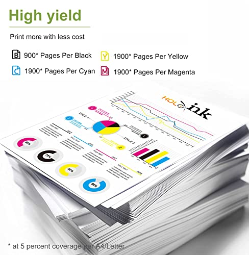5 Pack 802XL Remanufactured Replacement for Epson 802 Ink Cartridges for Workforce Pro WF-4740 WF-4730 WF-4720 WF-4734 EC-4020 EC-4030 (2 Black, 1 Cyan, 1 Magenta, 1 Yellow)