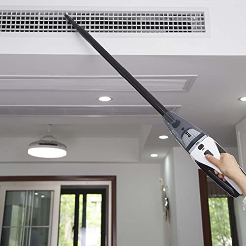 Bieye Cordless Stick Vacuum Cleaner Lightweight Handheld Vacuum with Floor Brush for Household Car Cleaning, 5x2200mah Batteries 1A Fast Charger 100W Motor HV01