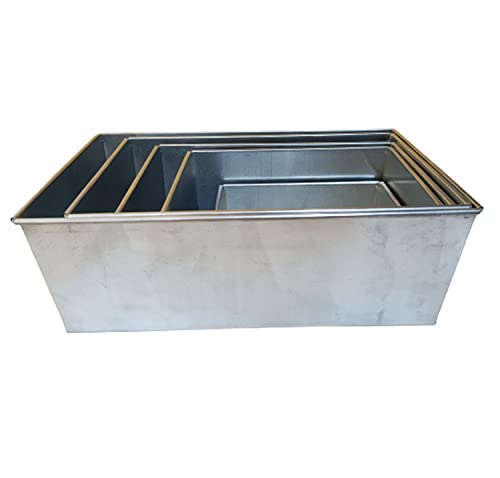 5 Pack Heavy Duty Bread Loaf Pan For Baking Loaf Pan Set, 1 Lb to 5 Lb, Loaf Pans for Baking Bread