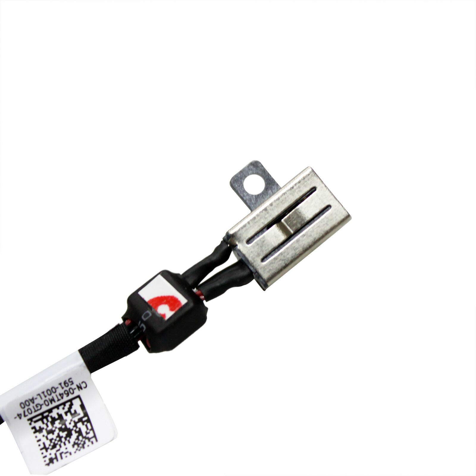 LeFix Replacement for DC in Power Jack Charging Port Socket Cable Dell XPS 15 9550 9560 9570 P56F Precision 5510 M5520 Series,64TM0 064TM0 AAM00 DC30100X300 DC30100X200
