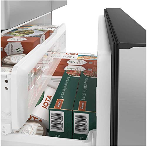 Cafe CWE23SP4MW2 23.1 cu. ft. Smart French Door Refrigerator in Matte White, Counter Depth and Fingerprint Resistant