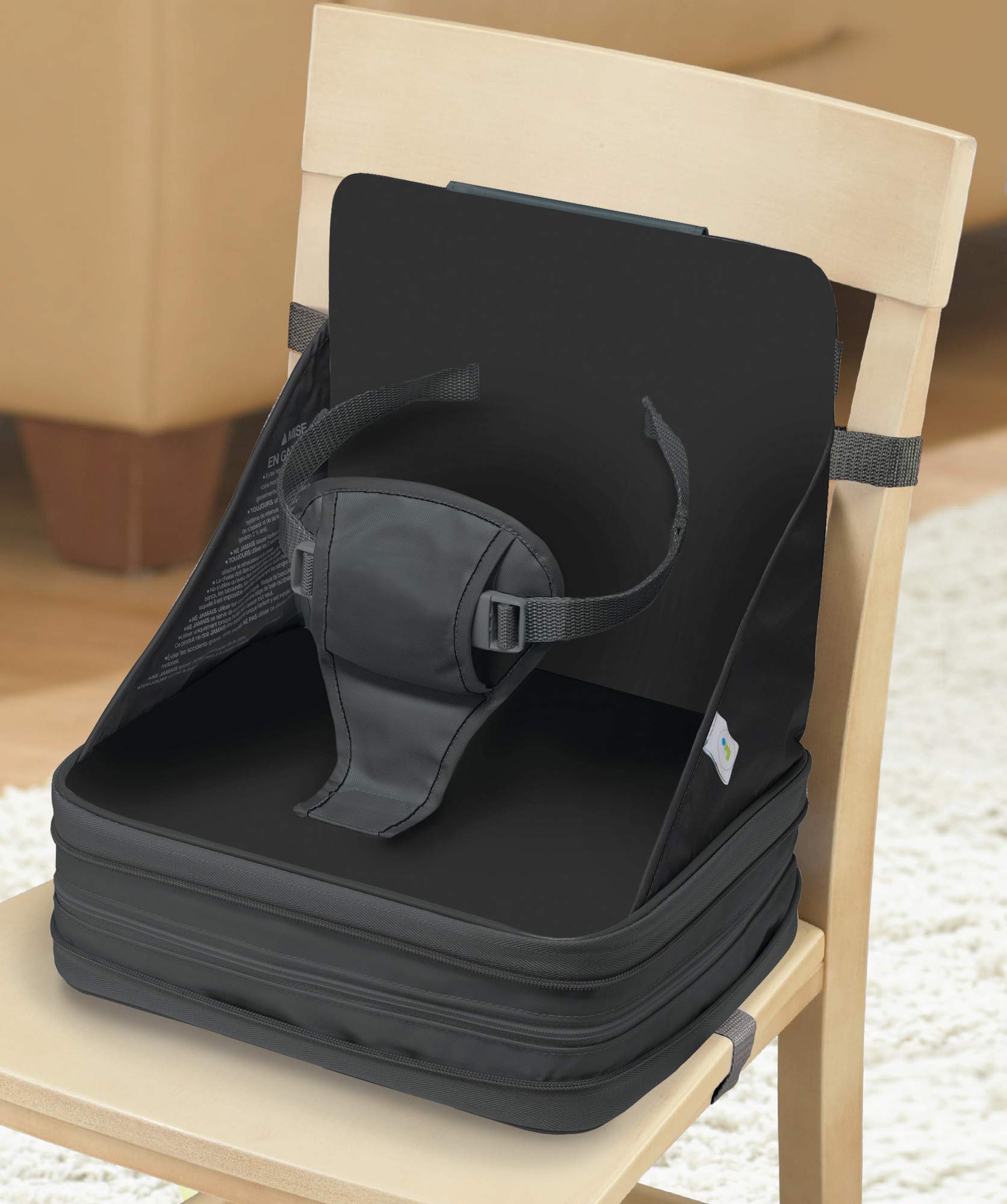 The First Years On-The-Go 3-in-1 Booster Seat, Black