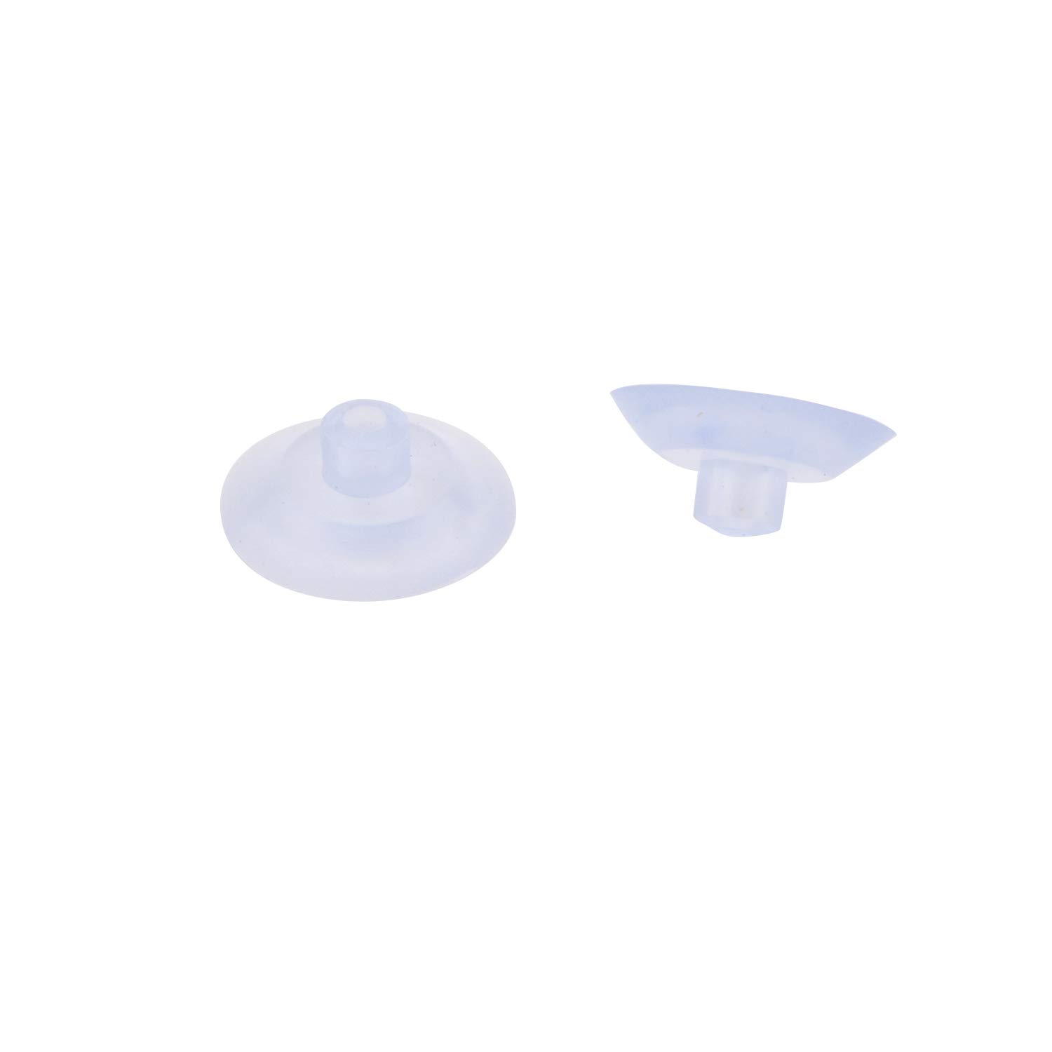 Antrader 20mm/0.79" Suction Cups Furniture Desk Glass Rubber Anti-Collision Sucker Hanger Pads for Without Hooks, Transparent, Pack of 8