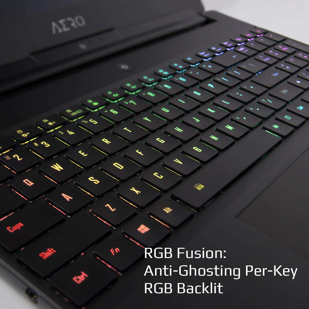 GIGABYTE AERO 15-X9-RT5W Thin+Light Performance Laptop, 15.6 144Hz FHD IPS Display, GeForce RTX 2070, Intel Core i7-8750H, 16GB DDR4, 1TB NVMe SSD, Up to 8-hrs Battery (AERO 15-X9-RT5W)