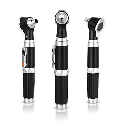 Mini Ear Otoscope, Bysameyee Magnification Diagnostic Ear Scope with LED Direct Illumination Light, Ear Healthy Tool for Doctors Nurses Adults Kids Baby Elder Pets Animals