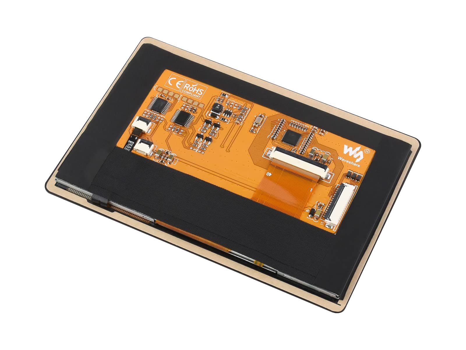 5inch DSI Touch Display for Raspberry Pi 4B/3B+/3A+/3B/2B/B+/A+, Thin & Light Touch Screen 800×480 Resolution IPS Display, Support 5-Point Capacitive Touch