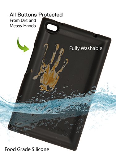 Bobj Rugged Case for Lenovo Tab 4 8 inch only TB-8504F or TB-8504X (NOT for TB-8304F or Plus Model TB-8704) - BobjGear Custom Fit - Patented Venting - BobjBounces Kid Friendly (Bold Black)