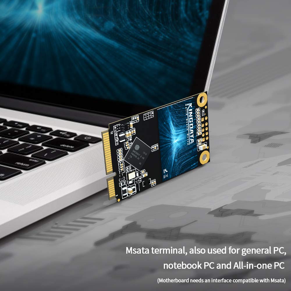 KINGDATA SSD Msata 128GB SataⅢ Internal Solid State Drive Mini Sata SSD Disk Including 16GB 32GB 60GB 64GB 120GB 128GB 240GB 480GB 500GB (128GB, Msata)