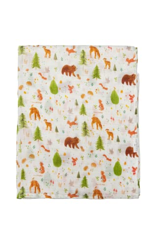 Loulou Lollipop Soft Baby Swaddle Blanket Muslin Wrap Receiving Blanket for Newborn to Toddler Girl and Boy, Large 47” by 47” - Forest Friends…